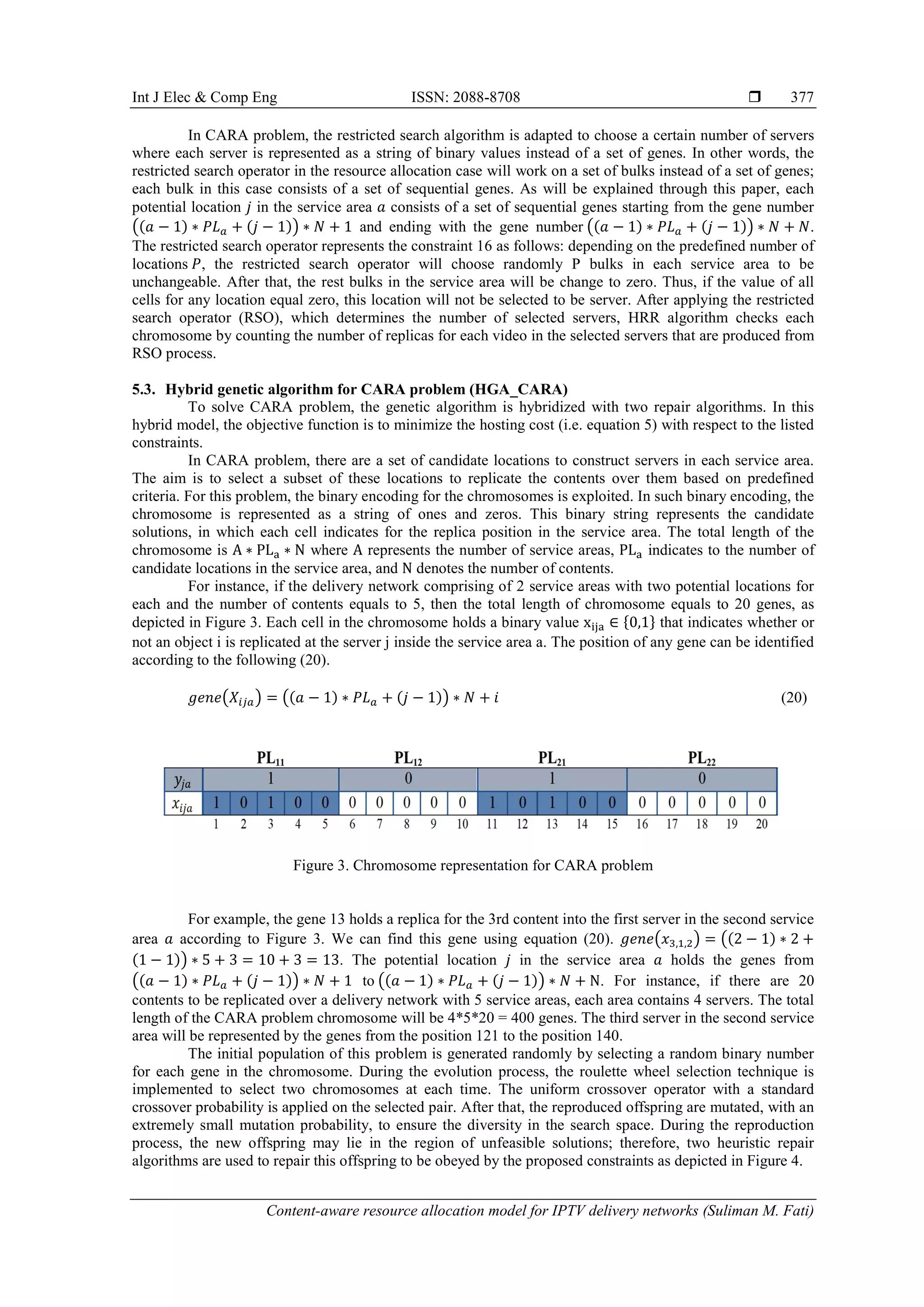 Content Aware Resource Allocation Model For Iptv Delivery Networks Pdf