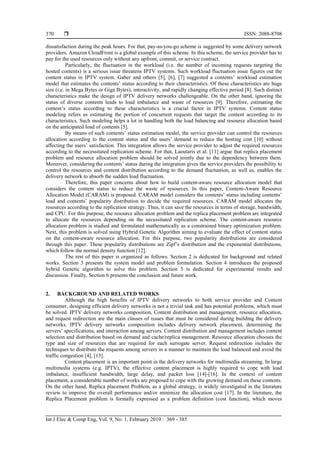 Content-aware resource allocation model for IPTV delivery networks | PDF