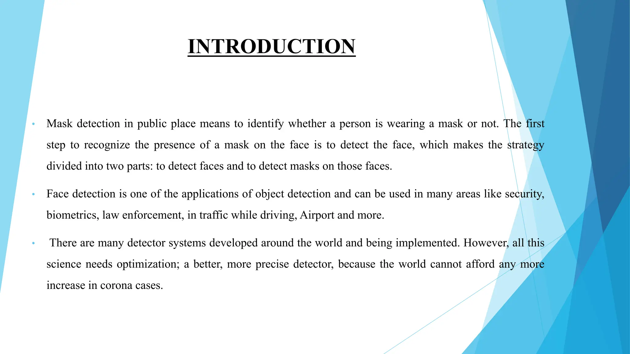 mnask detetor ppt using deep learning.pptx