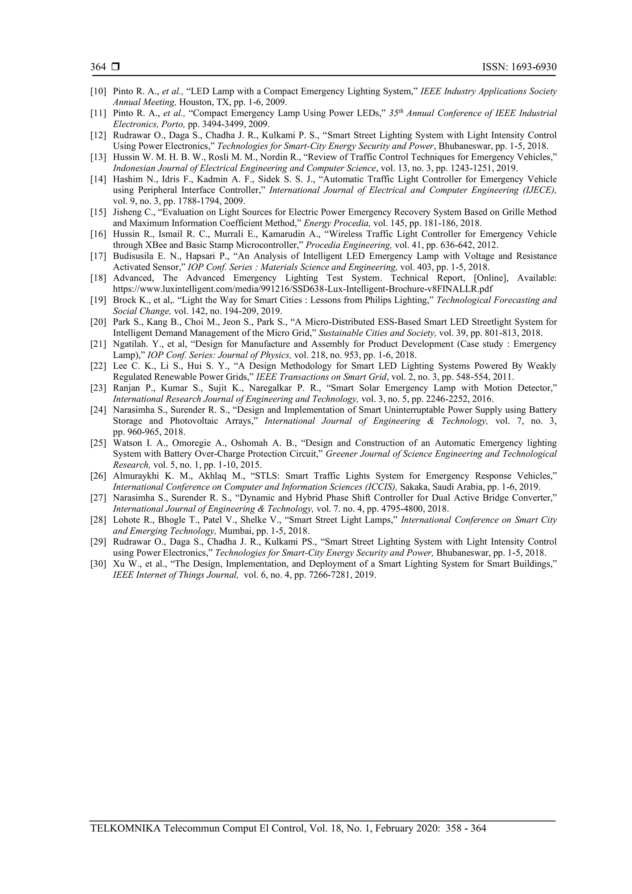 Design and development of smart emergency light | PDF