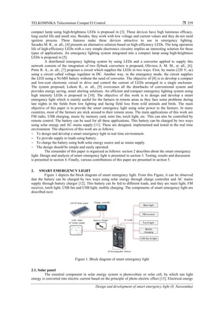 Design and development of smart emergency light | PDF