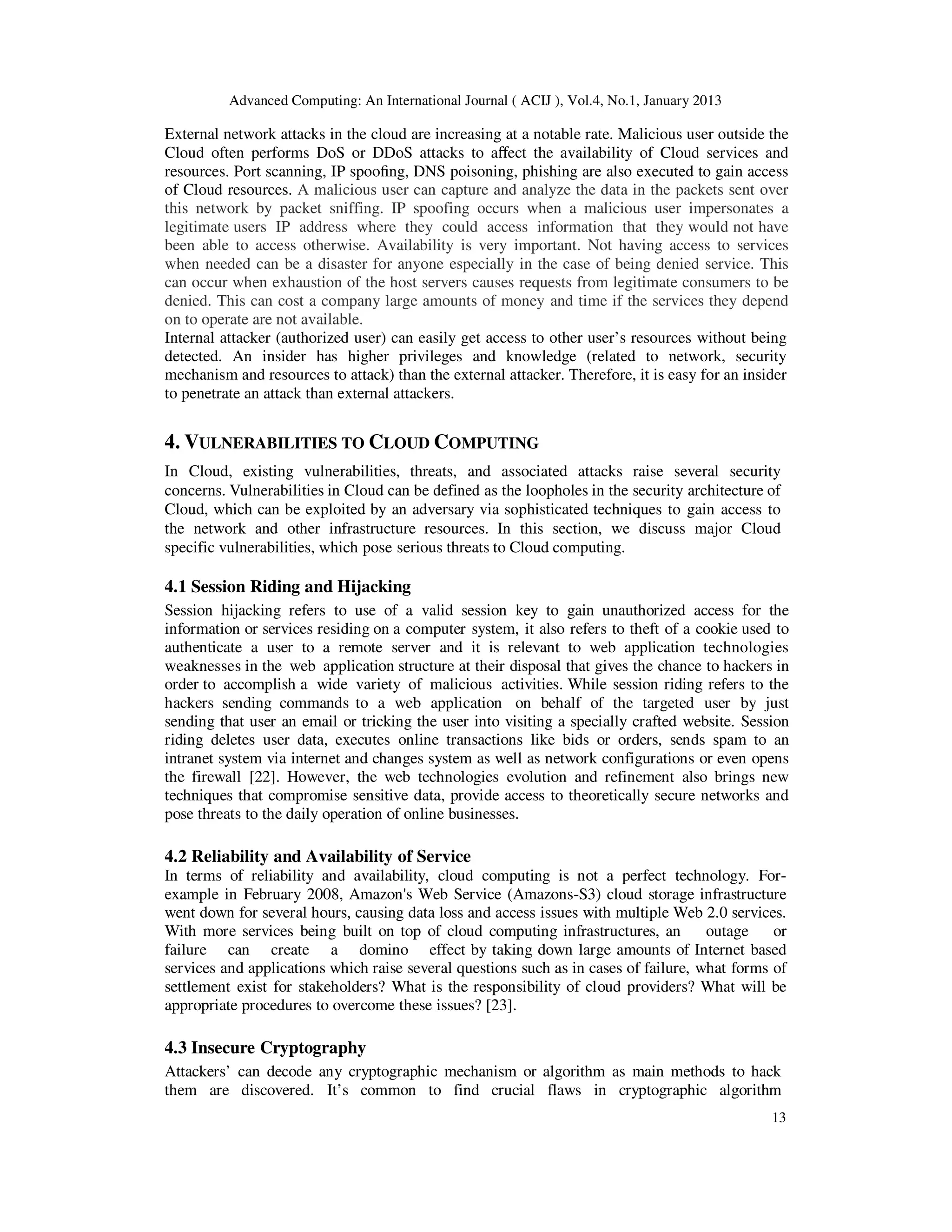 SECURE CLOUD ARCHITECTURE | PDF