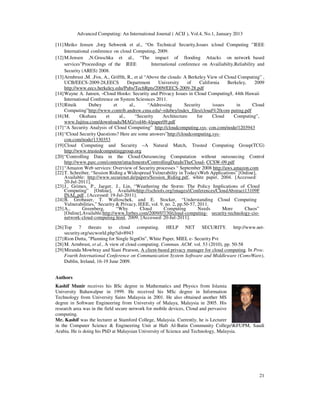 SECURE CLOUD ARCHITECTURE | PDF