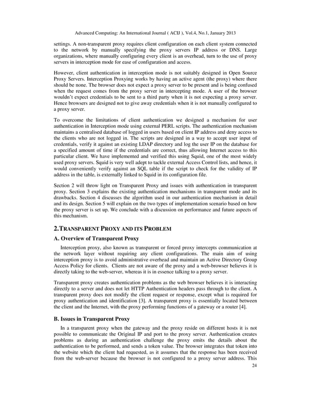 Design and Implementation of an IP based authentication mechanism for ...