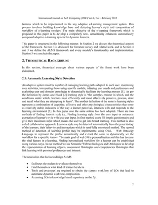 Adaptive Learning Management System Using Semantic Web Technologies | PDF