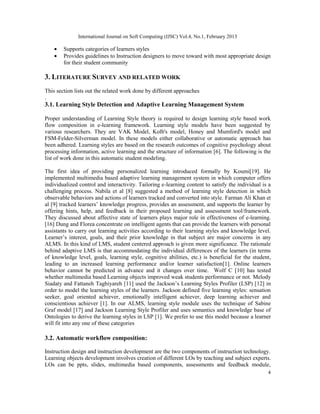 Adaptive Learning Management System Using Semantic Web Technologies | PDF