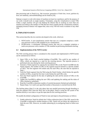 SPEEDING UP THE WEB CRAWLING PROCESS ON A MULTI-CORE PROCESSOR USING VIRTUALIZATION | PDF