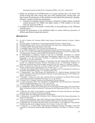 SPEEDING UP THE WEB CRAWLING PROCESS ON A MULTI-CORE PROCESSOR USING VIRTUALIZATION | PDF