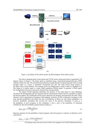 2D mapping using omni-directional mobile robot equipped with LiDAR | PDF