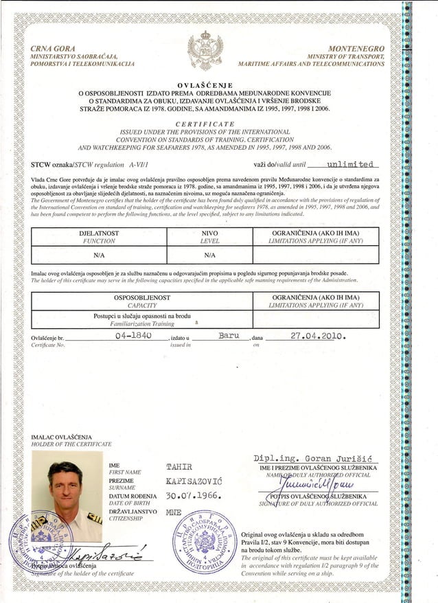 FAMILIARIZATION TRAINING | PDF