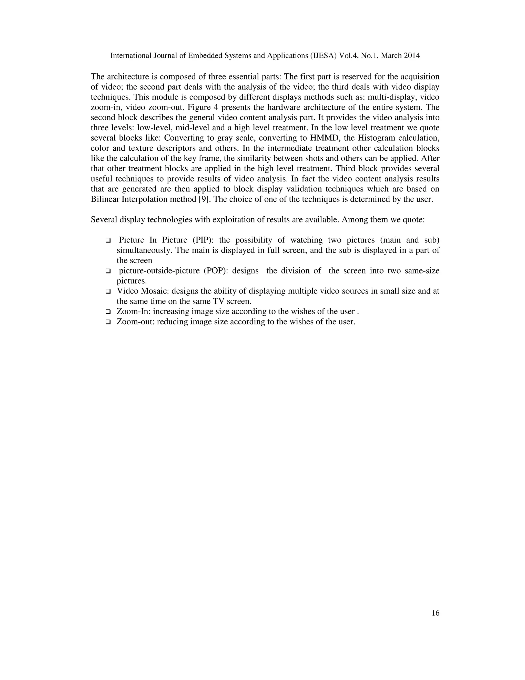 GENERIC SOPC PLATFORM FOR VIDEO INTERACTIVE SYSTEM WITH MPMC CONTROLLER | PDF