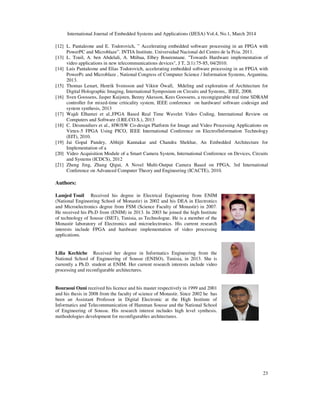 GENERIC SOPC PLATFORM FOR VIDEO INTERACTIVE SYSTEM WITH MPMC CONTROLLER | PDF