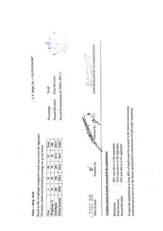 Bachelor's_Academic_Transcript | PDF