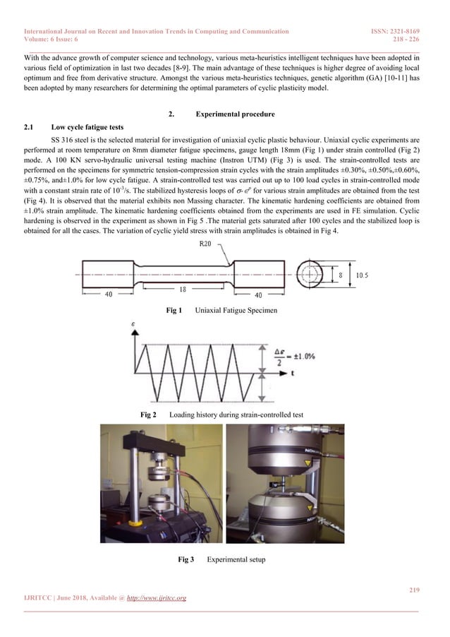 Kinematic Hardening Parameters Identification with Finite Element Simulation of Low Cycle ...