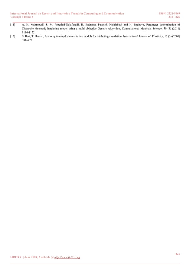 Kinematic Hardening Parameters Identification with Finite Element Simulation of Low Cycle ...