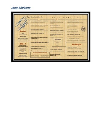 Jason McGarry Digital Profile | PDF