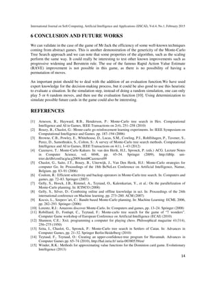 MONTE-CARLO TREE SEARCH FOR THE “MR JACK” BOARD GAME | PDF