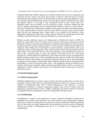 Environment Based Secure Transfer of Data In Wireless Sensor Networks | PDF