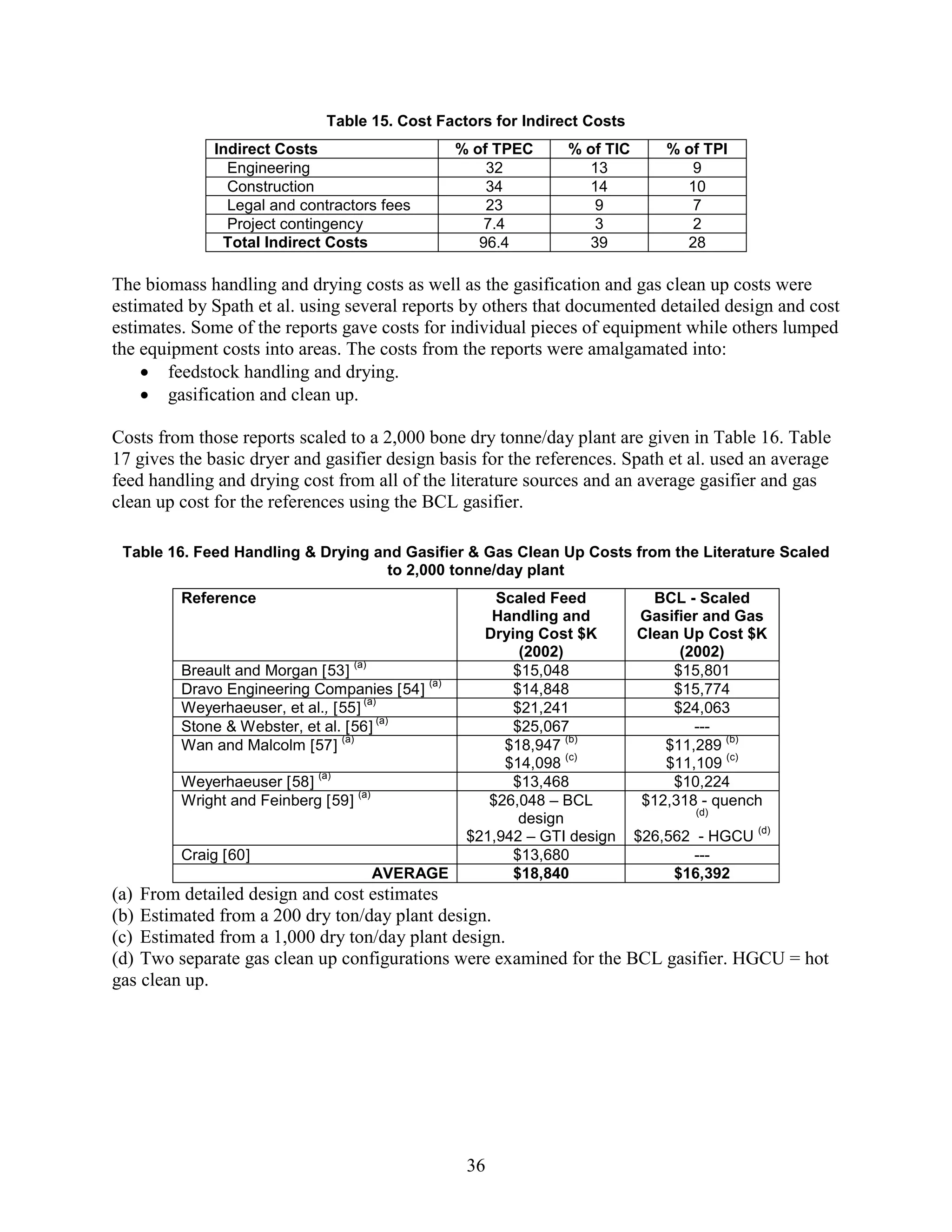 Thermochemical Ethanol via Indirect Gasification and Mixed Alcohol ...