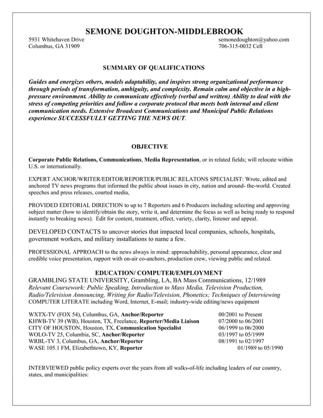 SEMONE DOUGHTON | DOC