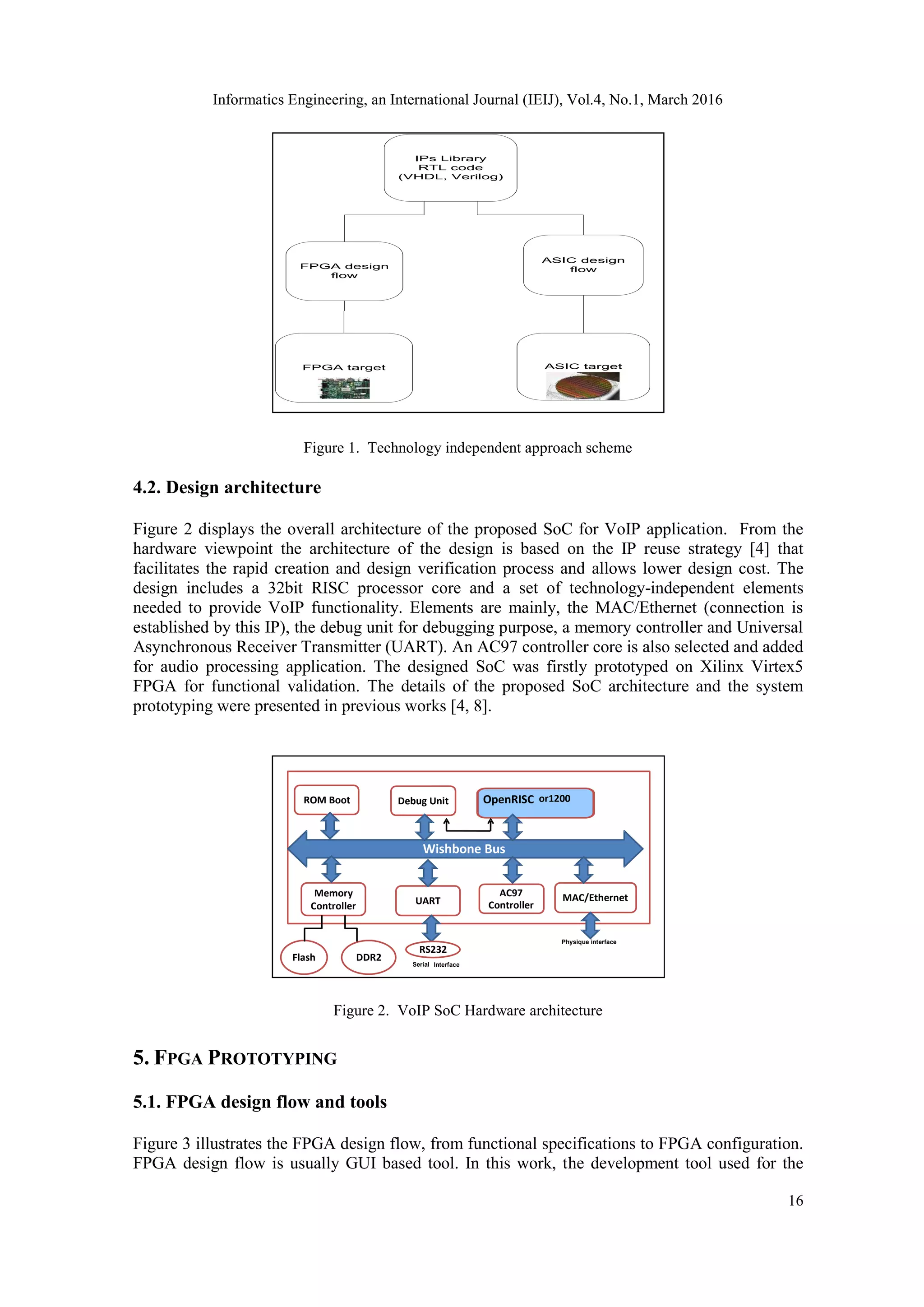 From Fpga To Asic Implementation Of An Openrisc Based Soc For Voip