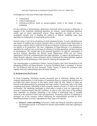 A HYPER-HEURISTIC METHOD FOR SCHEDULING THEJOBS IN CLOUD ENVIRONMENT | PDF