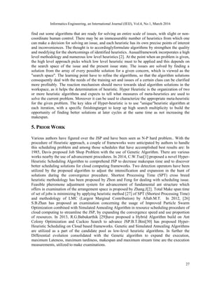 A HYPER-HEURISTIC METHOD FOR SCHEDULING THEJOBS IN CLOUD ENVIRONMENT | PDF