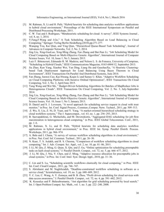 A HYPER-HEURISTIC METHOD FOR SCHEDULING THEJOBS IN CLOUD ENVIRONMENT | PDF