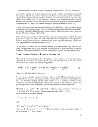 An Improved Iterative Method for Solving General System of Equations ...
