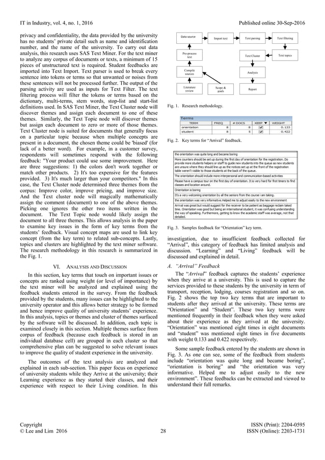 Mining Opinions from University Students’ Feedback using Text Analytics | PDF | Undergraduate ...