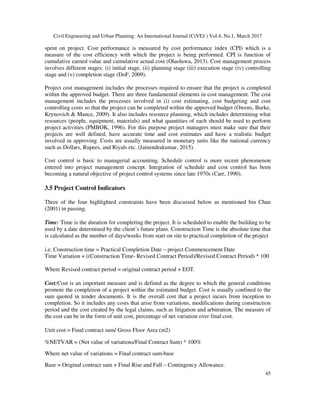 Strategic Cost Management for Construction Project Success : A Systematic Study | PDF