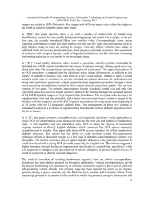 A STUDY ON OPTICAL CHARACTER RECOGNITION TECHNIQUES | PDF