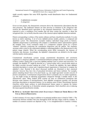 A STUDY ON OPTICAL CHARACTER RECOGNITION TECHNIQUES | PDF