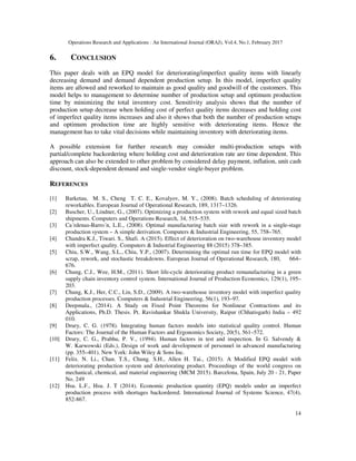 A MULTIPLE PRODUCTION SETUPS INVENTORY MODEL FOR IMPERFECT ITEMS CONSIDERING SALVAGE VALUE AND ...