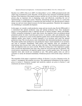 A MULTIPLE PRODUCTION SETUPS INVENTORY MODEL FOR IMPERFECT ITEMS CONSIDERING SALVAGE VALUE AND ...