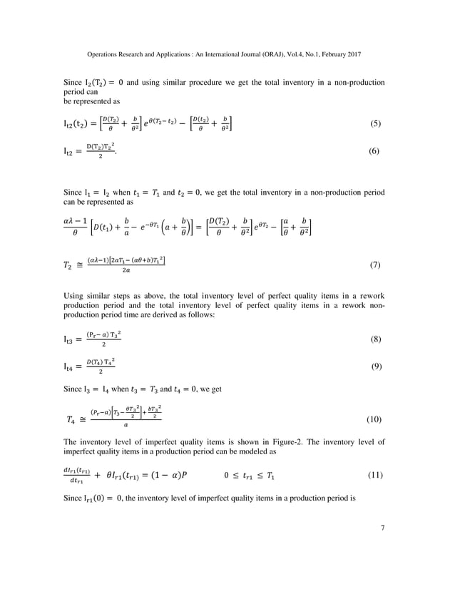 A Multiple Production Setups Inventory Model For Imperfect Items Considering Salvage Value And