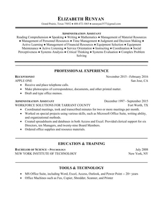 myresume1 | PDF