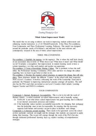 3-4-3 Whole School Improvement Model | DOCX