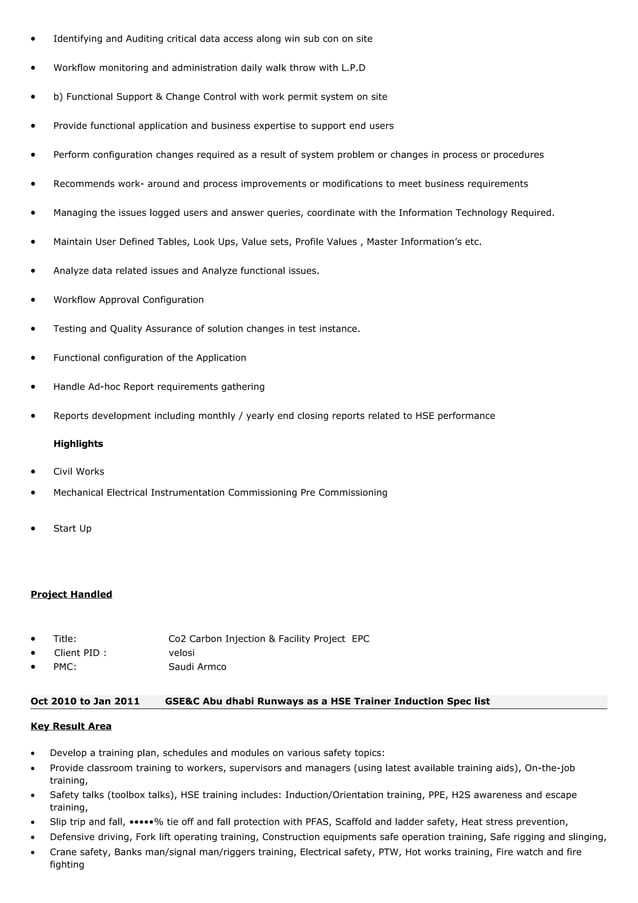 afzal malick updated HSE RESUME 30-08-2016 | PDF