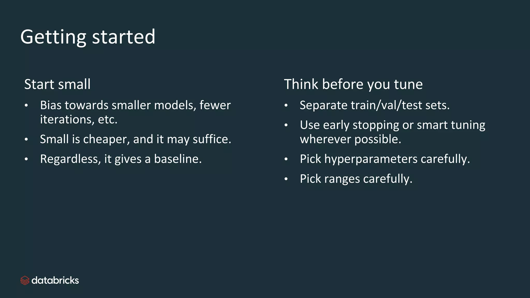 Tuning ML Models: Scaling, Workflows, and Architecture | PPT