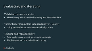 Tuning ML Models: Scaling, Workflows, and Architecture | PPT