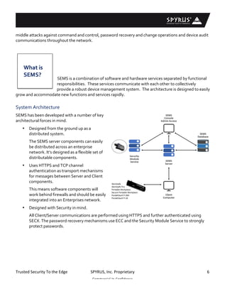 SPYRUS® Enterprise Management System | PDF