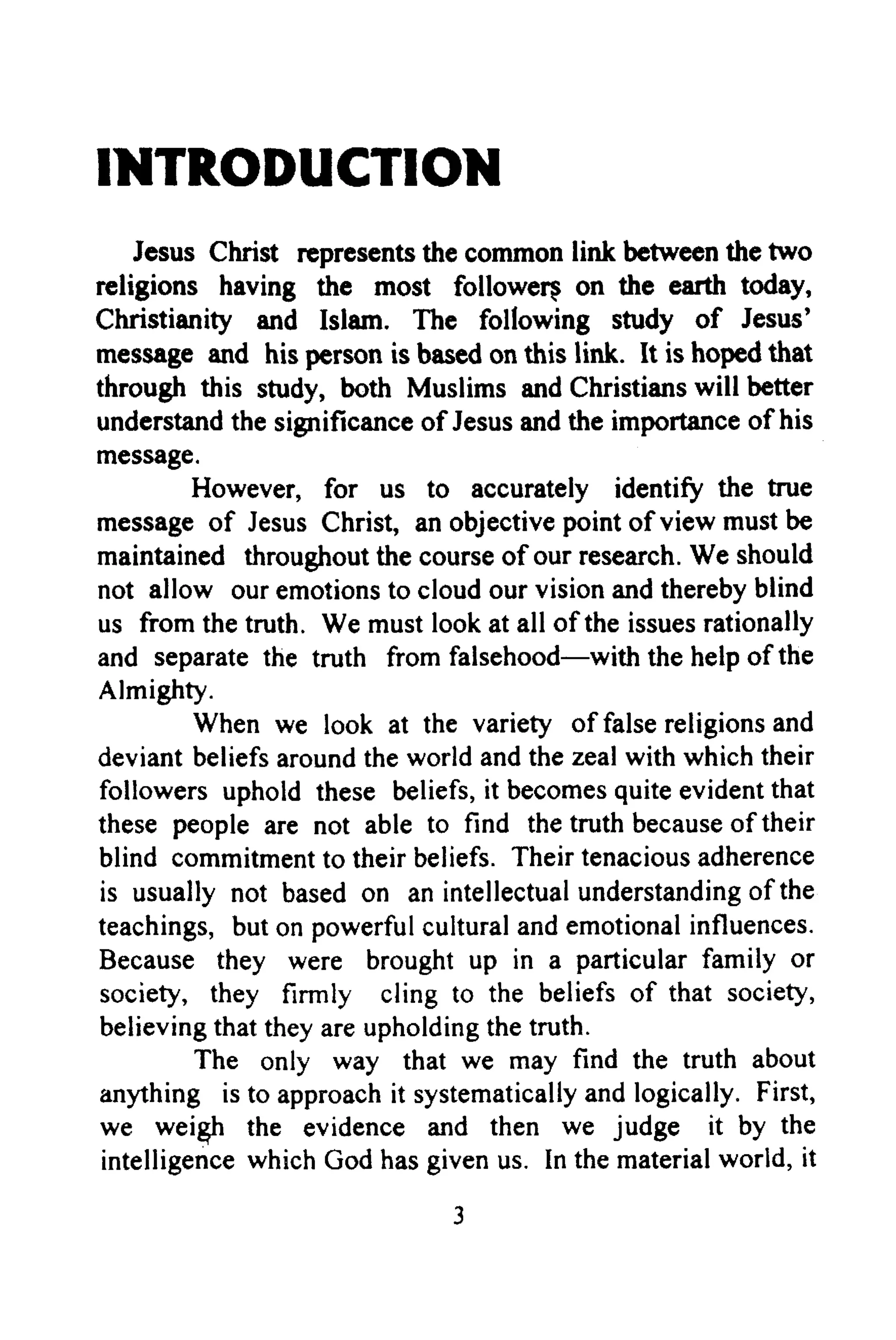 THE TRUE MESSAGE OF JESUS CHRIST | PDF