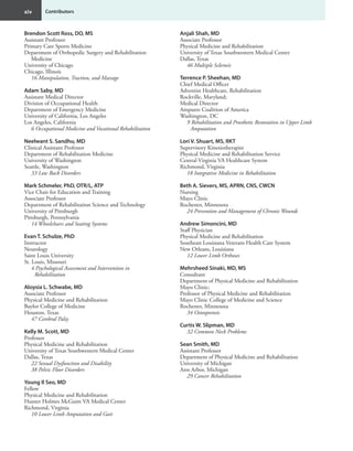 Braddom's Physical Medicine and Rehabilitation, Sixth Edition David X ...