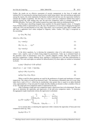 Ontology-based context-sensitive software security knowledge management modeling | PDF ...
