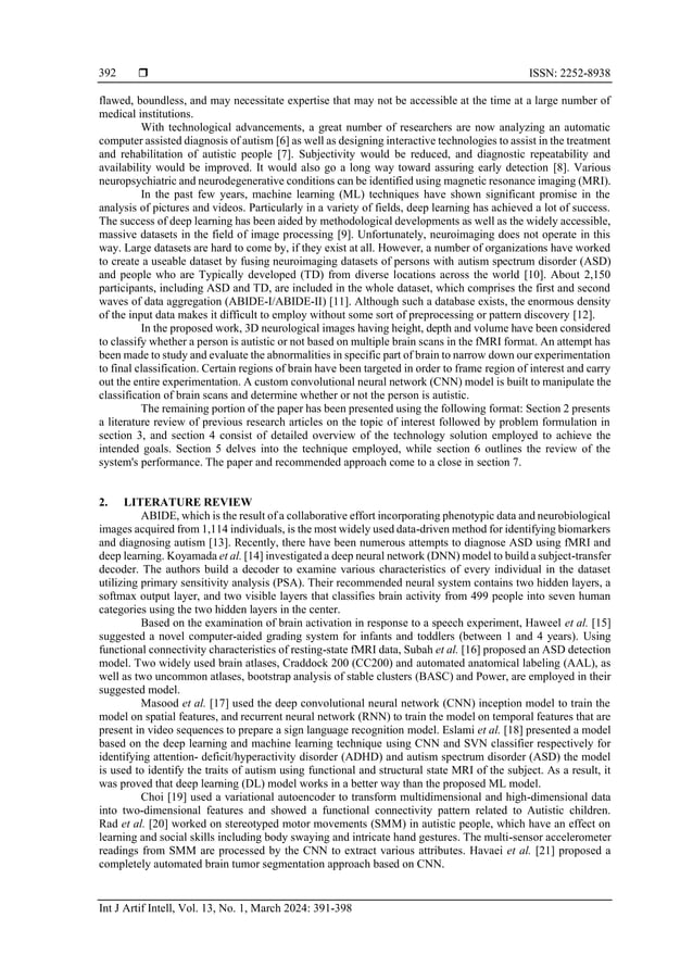 Model For Autism Disorder Detection Using Deep Learning Pdf Brain And Nervous System