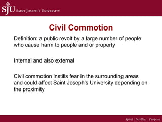 Disaster Risk Presentation | PPT