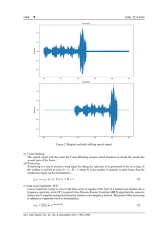 Improving Indonesian multietnics speaker recognition using pitch shifting data augmentation | PDF