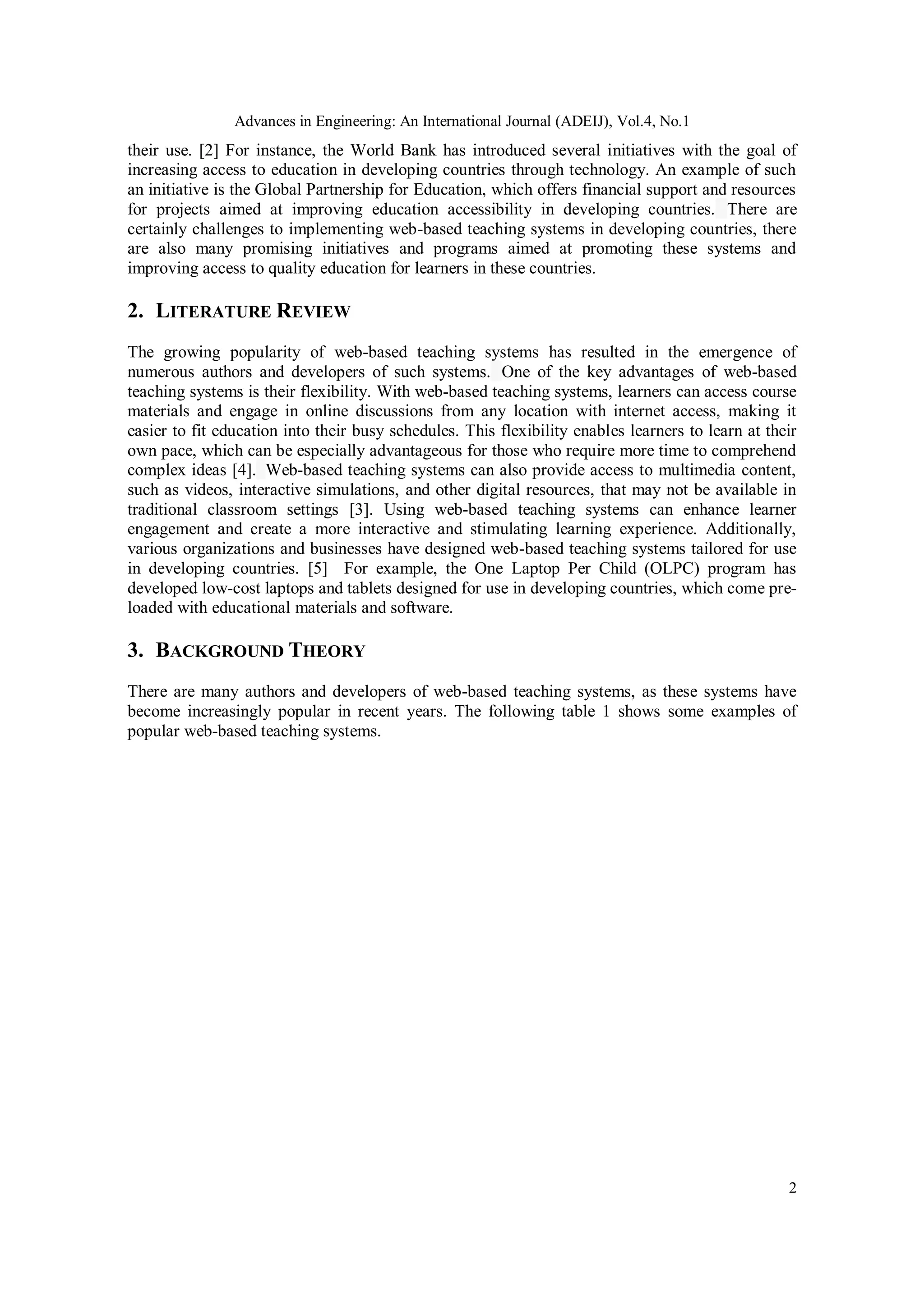 Comparing the Challenges of Implementing Web-Based and Traditional ...