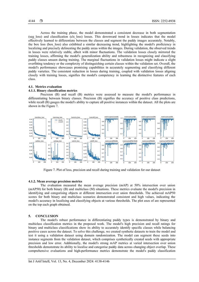 Seeding precision: a mask region based convolutional neural networks classification approach for ...